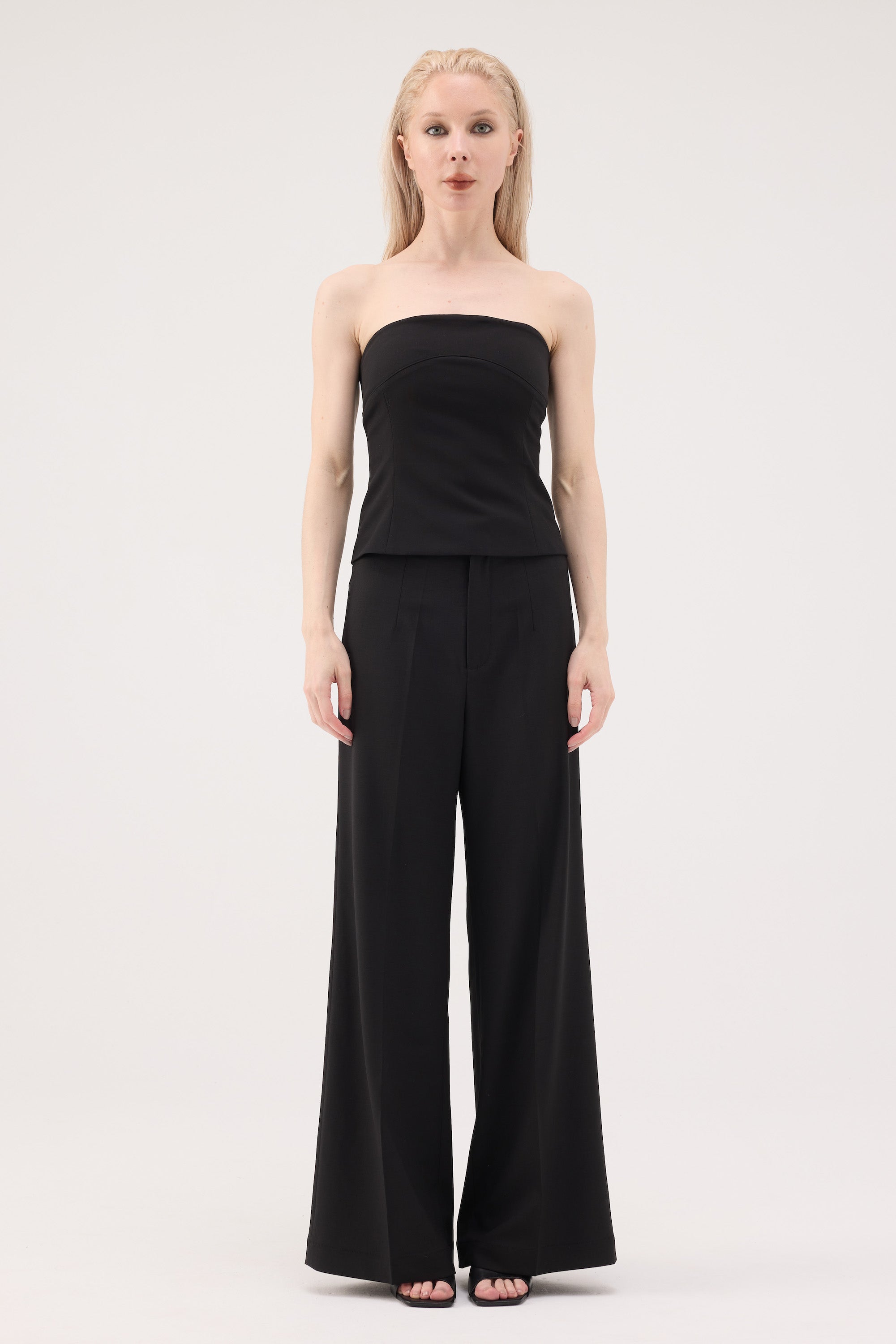 The Aura Trousers – Pocket Edition - Black｜高腰翹臀落地褲 #口袋版氣場褲 - 黑 | MANICHIACHIA