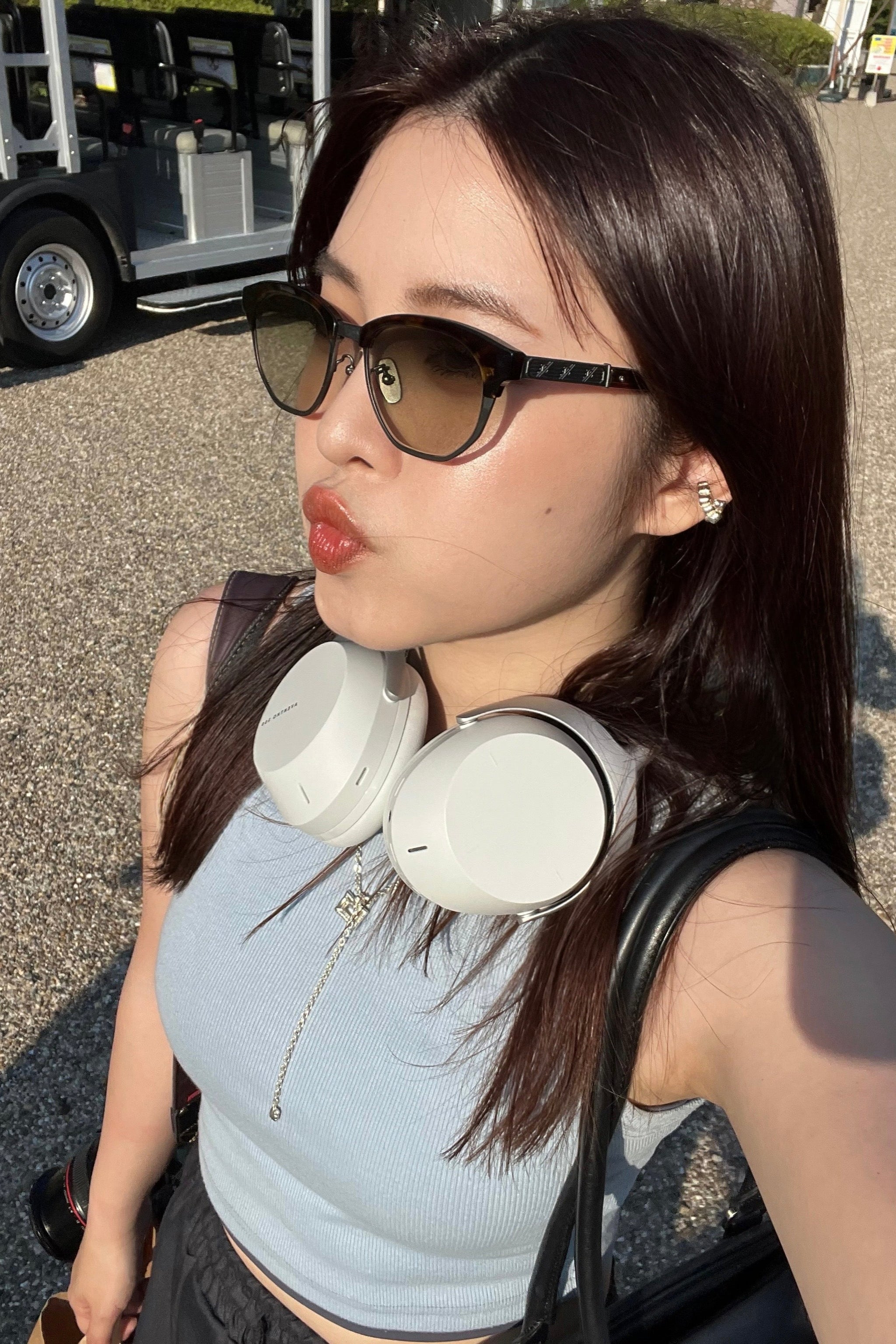 包覆羅紋削肩背心 - 多件優惠組 | MANICHIACHIA